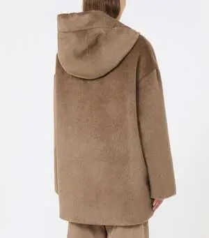 Max Mara Wool Reversible Hooded Jacket