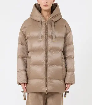 Max Mara Wool Reversible Hooded Jacket