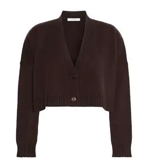 Max Mara Wool-cashmere Cropped Cardigan