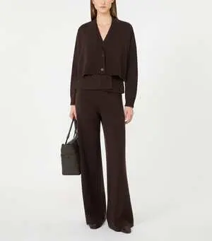 Max Mara Wool-cashmere Cropped Cardigan