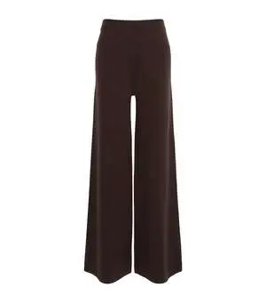 Max Mara Wool-cashmere Knit Trousers