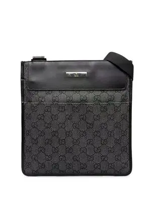 Gucci 2000-2015 Gg Denim Crossbody Bag