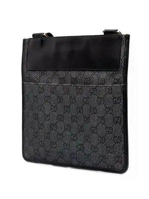 Gucci 2000-2015 Gg Denim Crossbody Bag