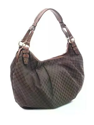 Celine 20th Century Macadam Canvas Shoulder Bag
