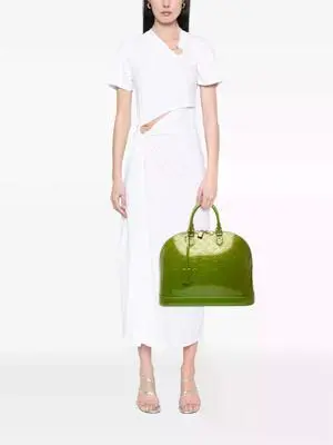 LOUIS VUITTON 2008 Monogram Vernis Alma Gm Handbag