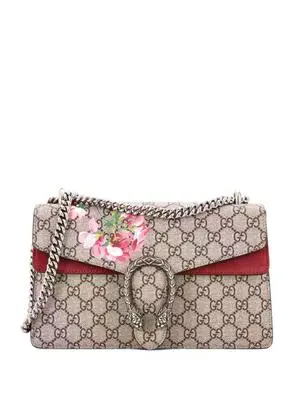Gucci Dionysus Bag Blooms Print Gg Coated Canvas Small Shoulder Bag