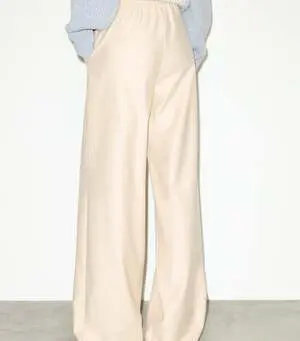 Max & Co. Virgin Wool-blend Wide-leg Trousers