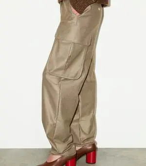 Max & Co. Virgin Wool-blend Cargo Trousers