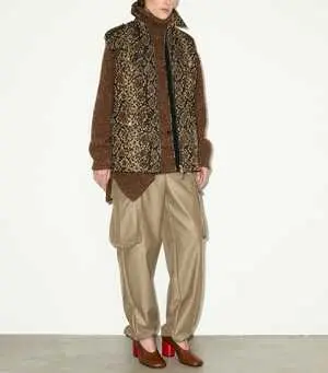Max & Co. Virgin Wool-blend Cargo Trousers