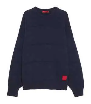 Max & Co. Virgin Wool Sweater - Navy