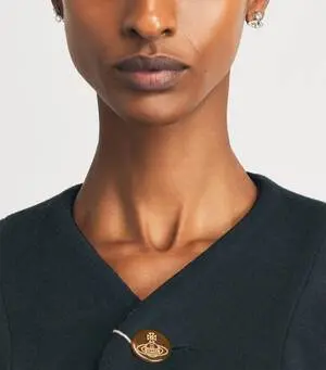 VIVIENNE WESTWOOD Crystal Ondina Stud Earrings
