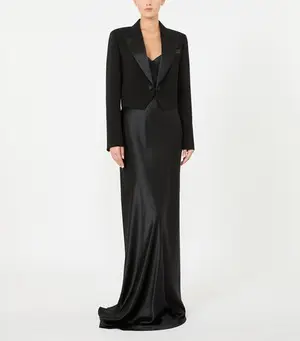 Max Mara Cropped Tuxedo Jacket