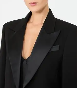 Max Mara Cropped Tuxedo Jacket