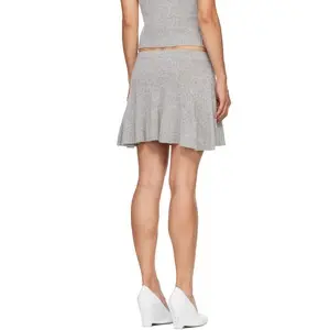 Gimaguas Elastic-waist Skirt - Grey