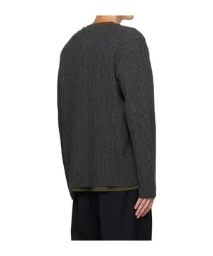 Helmut Lang Long-sleeve Knit Cardigan