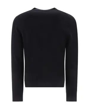 Comme Des Garçons V-neck Long-sleeved Cardigan