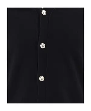 Comme Des Garçons V-neck Long-sleeved Cardigan