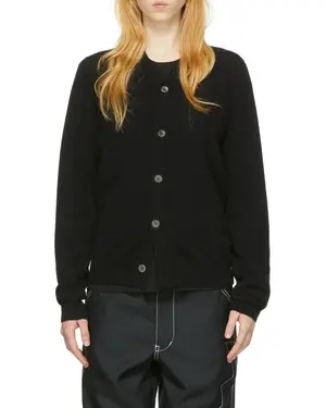 Comme Des Garçons V-neck Long-sleeved Cardigan
