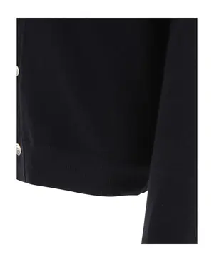 Comme Des Garçons V-neck Long-sleeved Cardigan