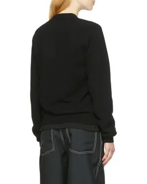 Comme Des Garçons V-neck Long-sleeved Cardigan