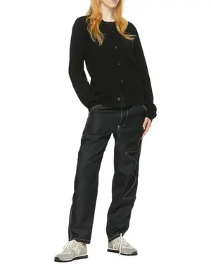 Comme Des Garçons V-neck Long-sleeved Cardigan