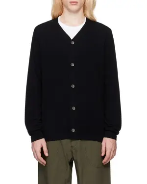 Comme Des Garçons V-neck Long-sleeved Cardigan