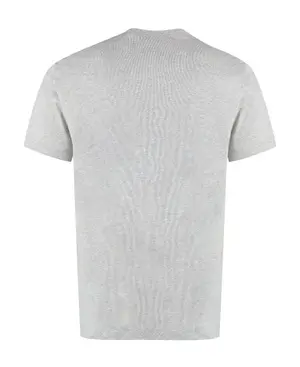 Comme Des Garçons T-shirt With Round Neck And Short Sleeves