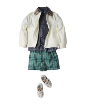 Burberry Check Cotton Twill Jacket