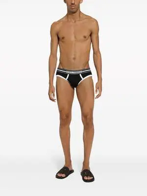 Dolce & Gabbana Logo-waistband Jersey Trunks