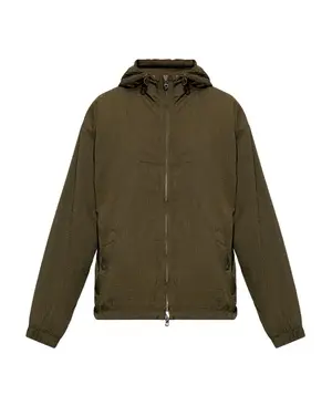 DIESEL® Logo-jacquard Zip-up Drawstring Jacket