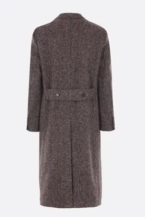 Dolce & Gabbana Dolce Gabbana Double-breasted Herringbone Coat