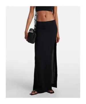 TOTEME Side-slit Crêpe Maxi Skirt