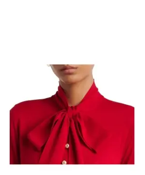 Dolce & Gabbana Bow-detail Virgin Wool Sweater