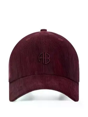 ANINE BING Jeremy Baseball Cap Ab Corduroy Fig