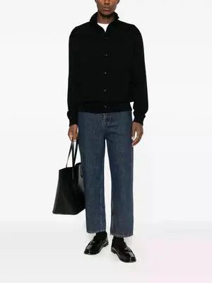 HOSIO Button-fastening Wool Cardigan
