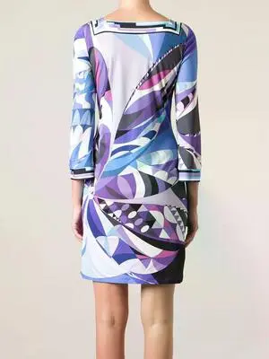 Emilio Pucci Psychedelic Print Dress