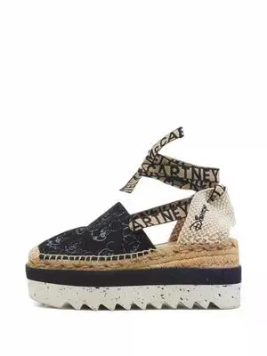 Stella McCartney X Disney Print Platform Wedge Sandals