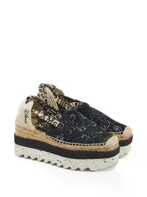 Stella McCartney X Disney Print Platform Wedge Sandals