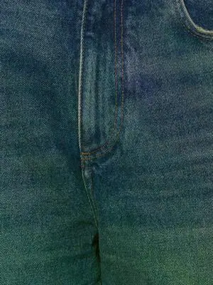 Dior Distressed Wide-leg Jeans