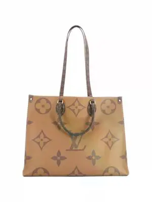 LOUIS VUITTON Onthego Reverse Monogram Giant Gm Tote Bag - Brown