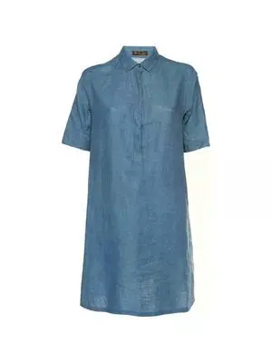 Loro Piana Short-sleeve Shirt Dress