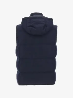 Eleventy Hooded Quilted Gilet