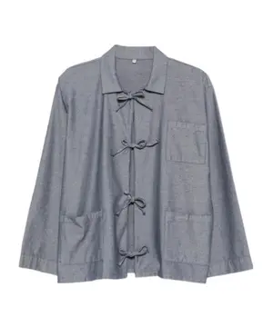 BASERANGE Long-sleeved Top - Gray