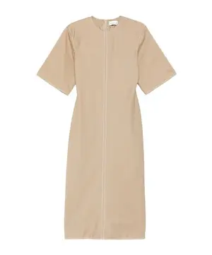 AMI Paris Topstitch Dress - No