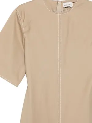 AMI Paris Topstitch Dress - No