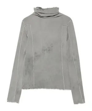 BASERANGE Long-sleeve High-neck Pullover - No