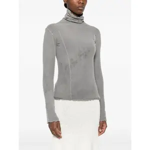 BASERANGE Long-sleeve High-neck Pullover - No