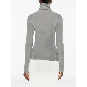 BASERANGE Long-sleeve High-neck Pullover - No