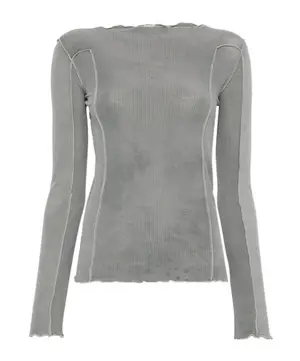 BASERANGE Long-sleeved Top - Gray