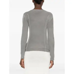 BASERANGE Long-sleeved Top - Gray